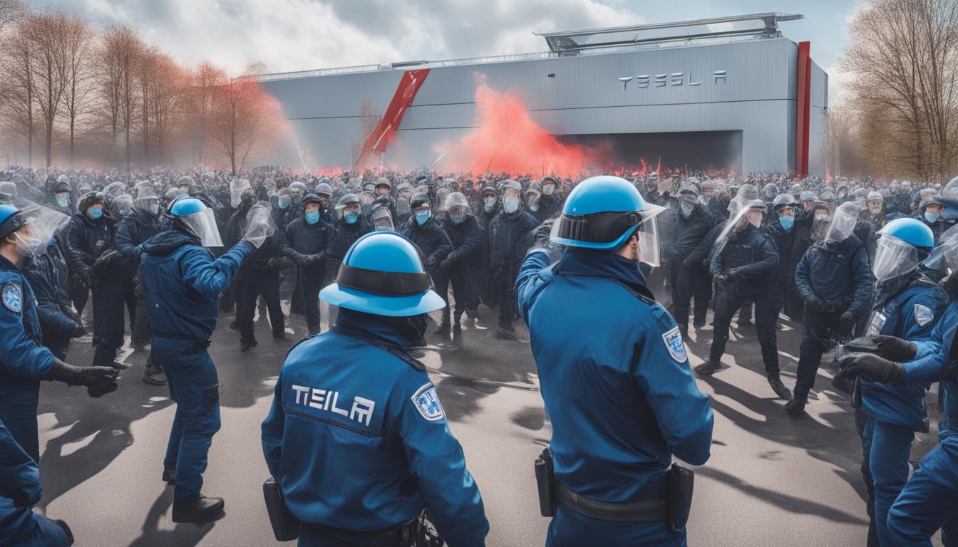 Protests escalate at Tesla's German plant amid environmental concerns ...