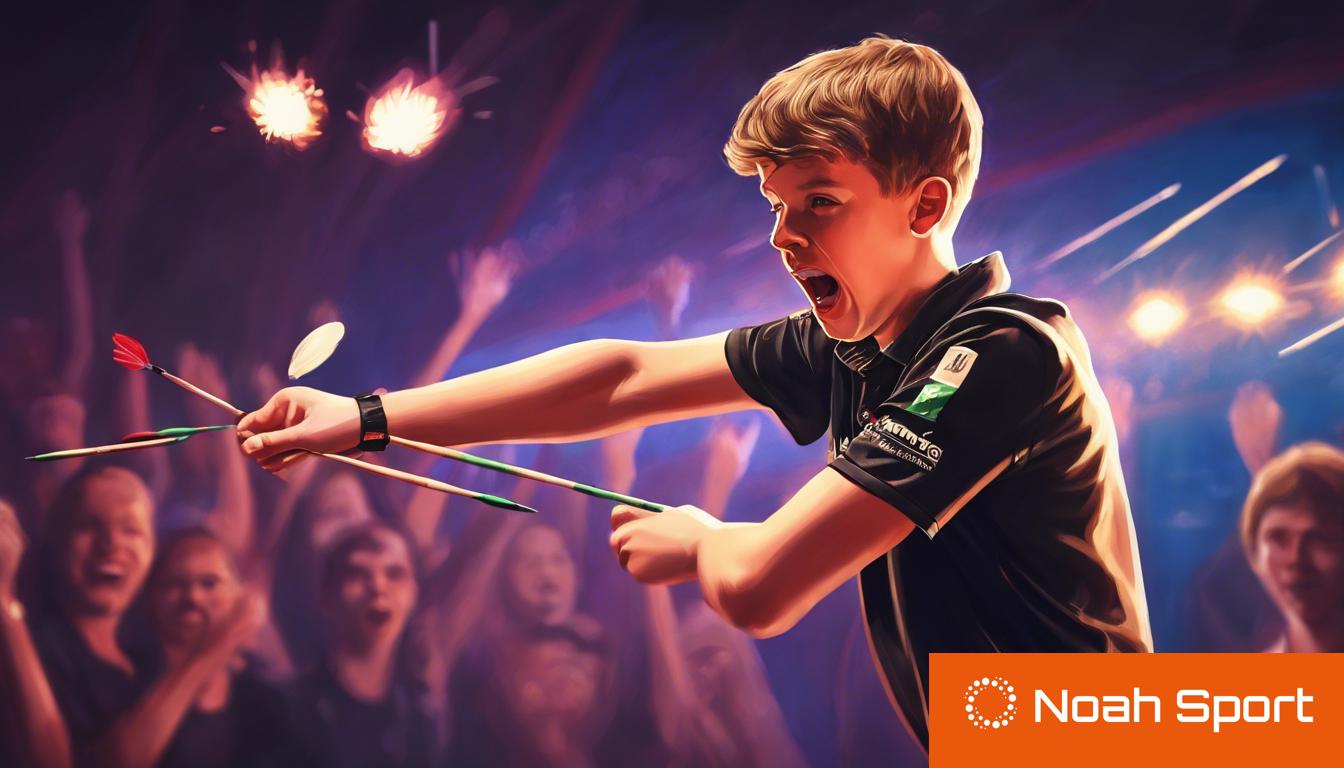 Teenage darts phenomenon Luke Littler stuns with nine-dart finish at ...