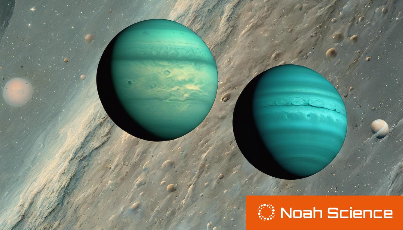 Revelan los colores verdaderos de Urano y Neptuno y las nuevas vistas ...